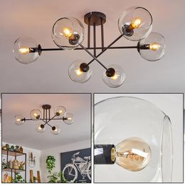 hofstein Koyoto Deckenleuchte Glas 15 cm Klar, 6-flammig