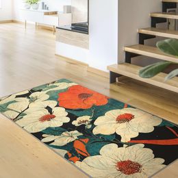 Teppich Japanische Trockenblumen