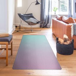 Bilderwelten Teppich Mint-Violett Farbverlauf
