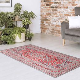 Teppich Prächtiger Ornamentteppich rosa