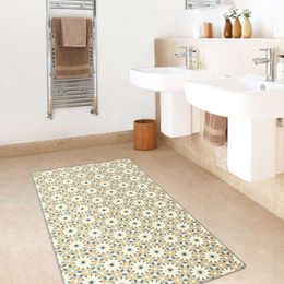 Teppich Orientalisches Muster mit gelben Sternen