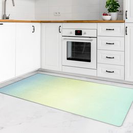 Teppich Mint Farbverlauf