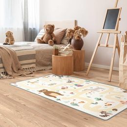 Spielteppich Waldtiere - Freunde auf dem Waldweg