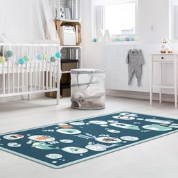 Spielteppich Antarktis - Eisbär Rudi möchte Fisch