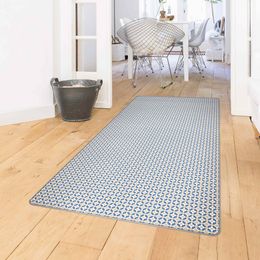 Teppich Orientalisches Muster mit blauen Sternen
