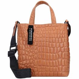 Liebeskind Berlin Liebeskind Paper Bag Croco Handtasche 22,5 cm golden amber