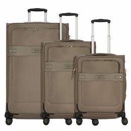 Samsonite Beauhaven 4 Rollen Kofferset 3-teilig mit Dehnfalte sand