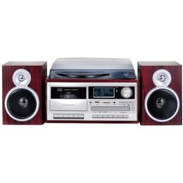 Trevi TT 1072 DAB Stereo Turntable System mit Digital DAB holzpotik