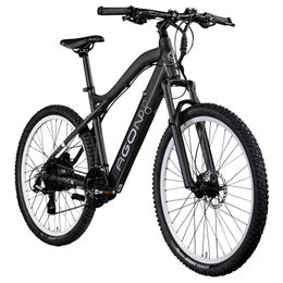 agon Alpha E Bike Mountainbike Herren oder Damen 170 - 190 cm Pedelec 27,5 Zoll dunkelgrau