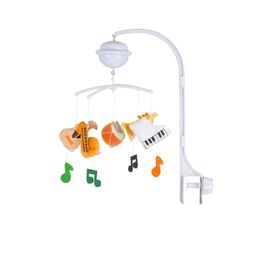Chipolino Musikmobile Bluetooth-Funktion Projektor Plüschfiguren Universalklemme orange
