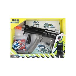 Toi-Toys - Polizei-Pistole MP5K Gun mit Schaumstoffpfeilen (mit Licht, Sound & Vibration)
