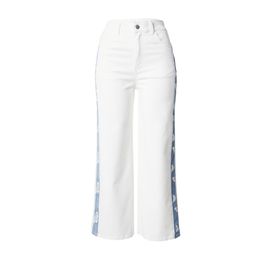 florence by mills Exclusive For About You Jeans 'Flourish' Damen Gr&ouml;&szlig;e 25/26 blue denim / dunkelblau / white denim
