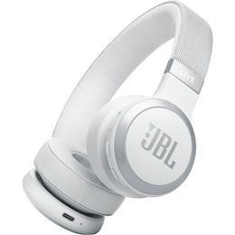 JBL LIVE 670NC Kopfhörer (Bluetooth On-Ear-Kopfhörer), weiß