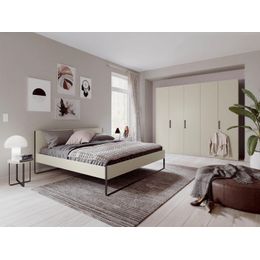 Hülsta hülsta Komplettschlafzimmer NEO Schlafen, (Spar-Set, 4-St), mit 5-türigen Kleiderschrank, inklusive Liefer- und Montageservice, grau