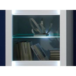 TRENDTEAM LED Schrankinnenraumbeleuchtung Glaskantenbeleuchtung, Ein-/Ausschalter, LED fest integriert, Kaltweiß, silberfarben|weiß