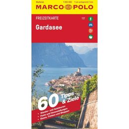 MARCO POLO Freizeitkarte 117 Gardasee 1:100.000, Karte (im Sinne von Landkarte)
