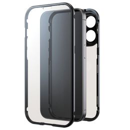 Blackrock Black Rock Cover "360° Glass" für Apple iPhone 15 Pro, Schwarz