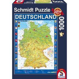 Schmidt Spiele Deutschlandkarte (Puzzle)