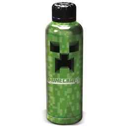 Minecraft Trinkflasche Edelstahl, doppelwandig, ca. 515 ml