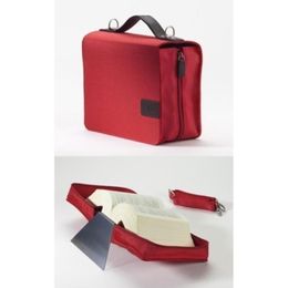 SKIN Tasche BASIC 2.0 Gr. L (Sartorius) rubin-rot / mit Tragegurt & Buchstütze
