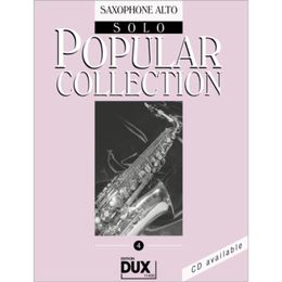 Popular Collection, Saxophone Alto Solo.Vol.4 - Arturo Himmer, Geheftet