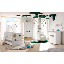 now! by hülsta Babyzimmer-Komplettset NOW BY HÜLSTA "now minimo" Schlafzimmermöbel-Sets braun (schublade natureiche) Baby Komplett-Babybetten