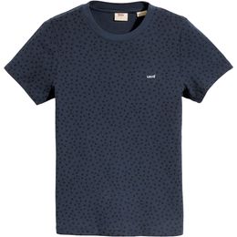 Levi's Levi's® T-Shirt, Logo-Stickerei, floral, für Damen, blau, S