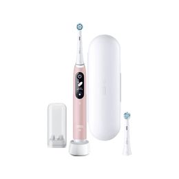 Oral-B iO 6 Elektrische Zahnbürste Pink sand, Reinigungstechnologie: Mikrovibrationen