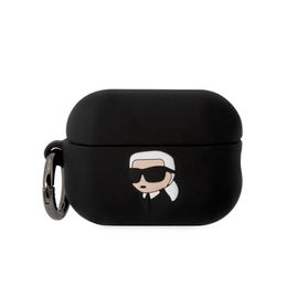 K by KARL LAGERFELD KARL LAGERFELD Kopfhörer-Schutzhülle Karl Lagerfeld 3D Logo NFT Karl Head Silicone Case für AirPods Pro 2 s