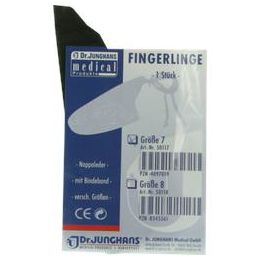 Dr. JUNGHANS Fingerling Nappaleder Gr.7 m.Bindeband 1 St