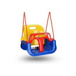 Clanmacy Einzelschaukel Kinderschaukel Schaukel Babysitz 3 in 1 Babyschaukel Babyhochschaukel