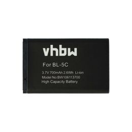 vhbw Ersatz für Swissvoice 20405928 für Smartphone-Akku Li-Ion 700 mAh (3