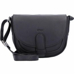 Bree Lady Top 15 Umhängetasche Leder 19 cm black