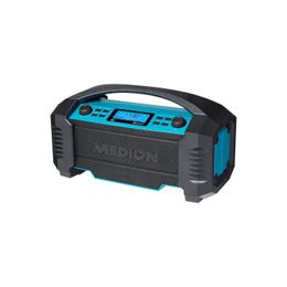 Medion® Medion E66050 MD43320 DAB+ Bluetooth 5.0 Li-Ion Akku Baustellenradio Baustellenradio (15