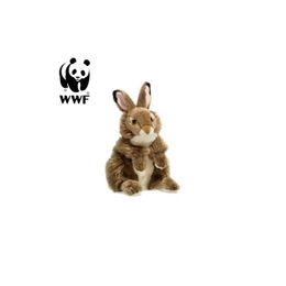 WWF Plüschtier Hase (19cm, sitzend) lebensecht Kuscheltier Stofftier Rabbit