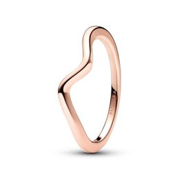 Pandora Fingerring Rosévergoldeter Ring für Damen Welle von Pandora