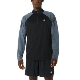 asics Laufshirt Ascis Icon 1/2 Zip Longsleeve