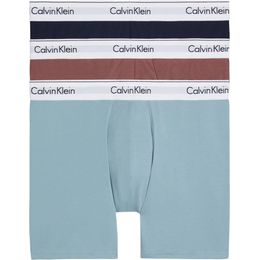 Calvin Klein Pants, 3er-Pack, Logo-Bund, für Herren, blau, M