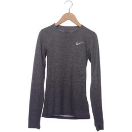 Nike Damen Langarmshirt, grau, Gr. 34