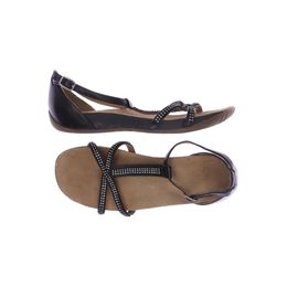 Clarks Damen Sandale, schwarz, Gr. 4