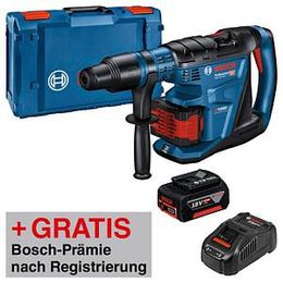 AKTION: Bosch Professional GBH 18V-40 C Akku-Bohrhammer-Set 18,0 V, mit 2 Akkus mit Prämie nach Registrierung