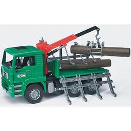 Bruder MAN Holztransport-LKW mit Ladekran 2769 Spielzeugauto