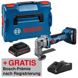 AKTION: Bosch Professional GSC 18V-16 E Akku-Blechschere 18,0 V, mit 2 Akkus mit Prämie nach Registrierung