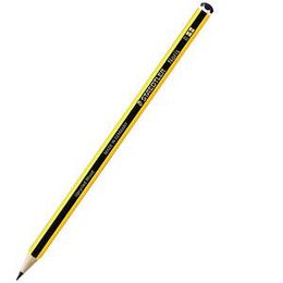 Staedtler Noris 120 Bleistifte B schwarz/gelb, 12 St.