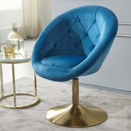 Wohnling Loungesessel 100 x 67 x 62 cm Blau