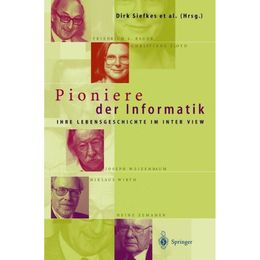 Springer Pioniere der Informatik - W. Brauer, Gebunden