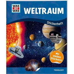 WAS IST WAS Stickerheft: Weltraum - Carolin Langbein, Kartoniert (TB)