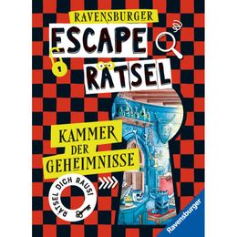 RAVENSBURGER VERLAG Ravensburger Escape Rätsel: Kammer der Geheimnisse - Anne Scheller, Kartoniert (TB)
