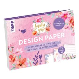 Design Paper A5 Lovely You. Mit Handlettering-Grundkurs