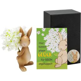 Geschenkset Hase "Knuffi" mit Blumen
